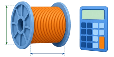 3D Spool Winding Calculator