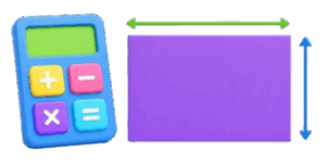 Rectangle Area Calculator 2D/3D