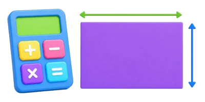 Rectangle Area Calculator 2D/3D